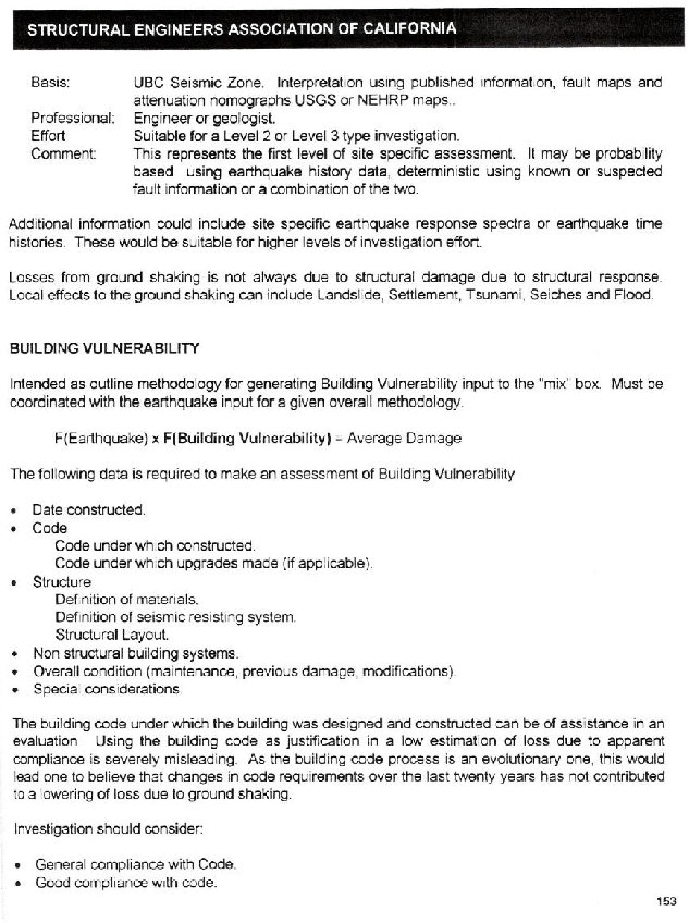 Seismic Risk Assessments – JCSE, LLC
